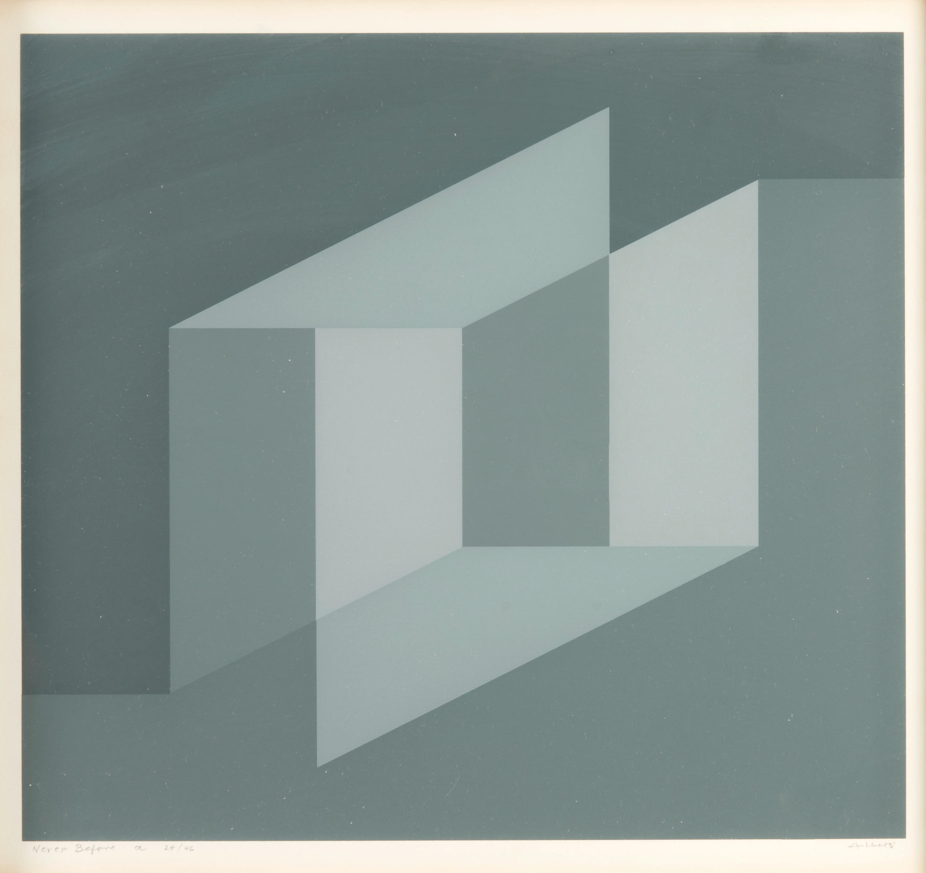 Josef Albers | Never Before a (1976) | MutualArt