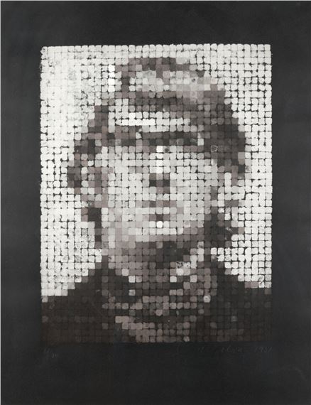 Chuck Close | Keith III (1981) | MutualArt