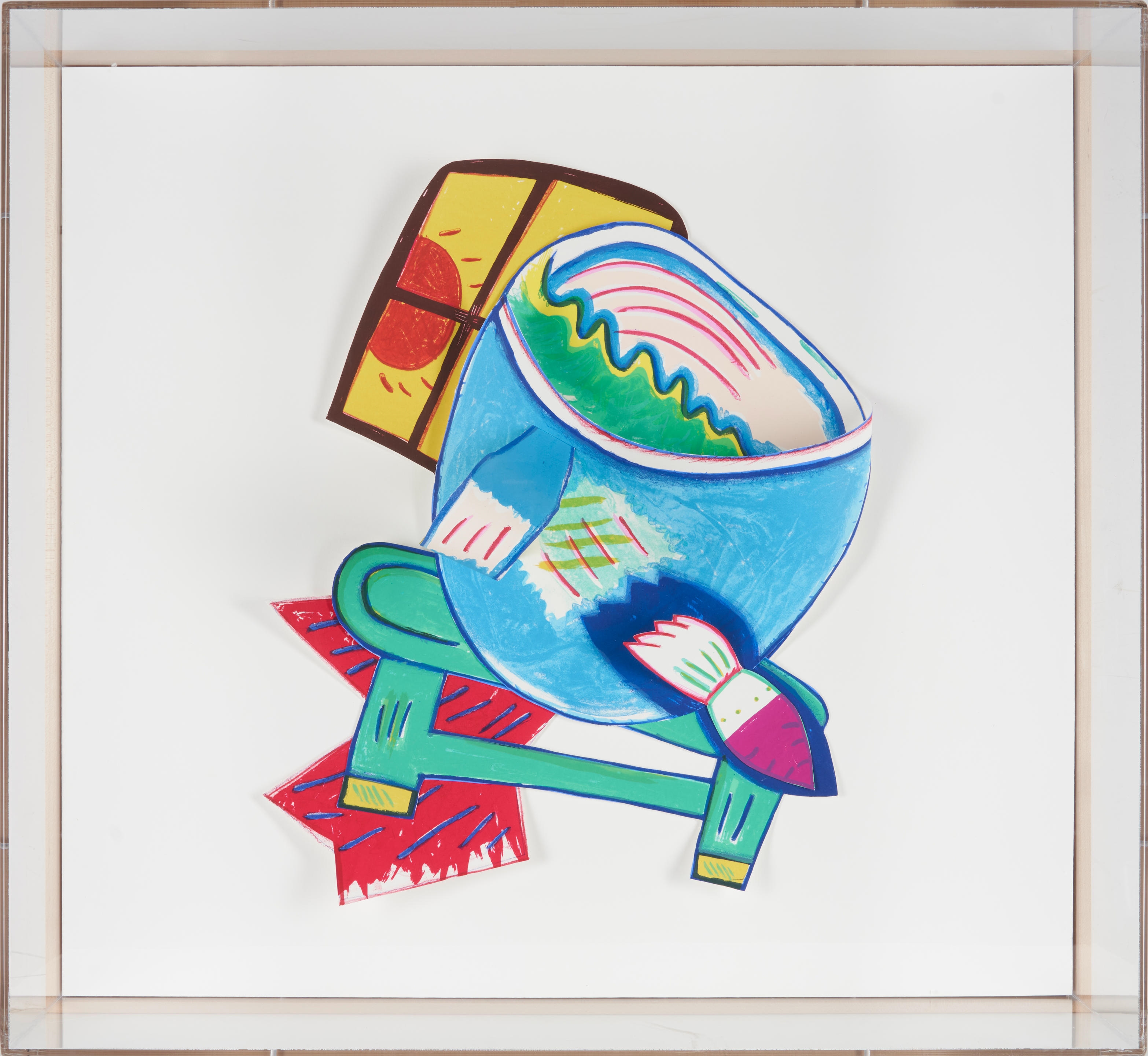 Elizabeth Murray | Snake cup (1984) | MutualArt