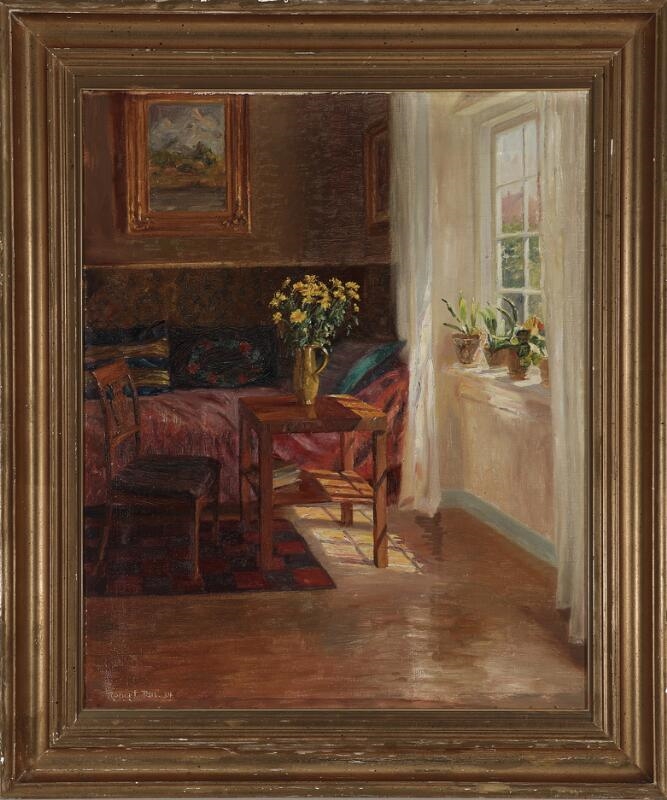 Robert Panitzsch | Sunlit interior (1934) | MutualArt