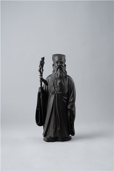 Masagoro Hori | A JAPANESE BRONZE OKIMONO OF JUROJIN BY HORI MASAGORO ...