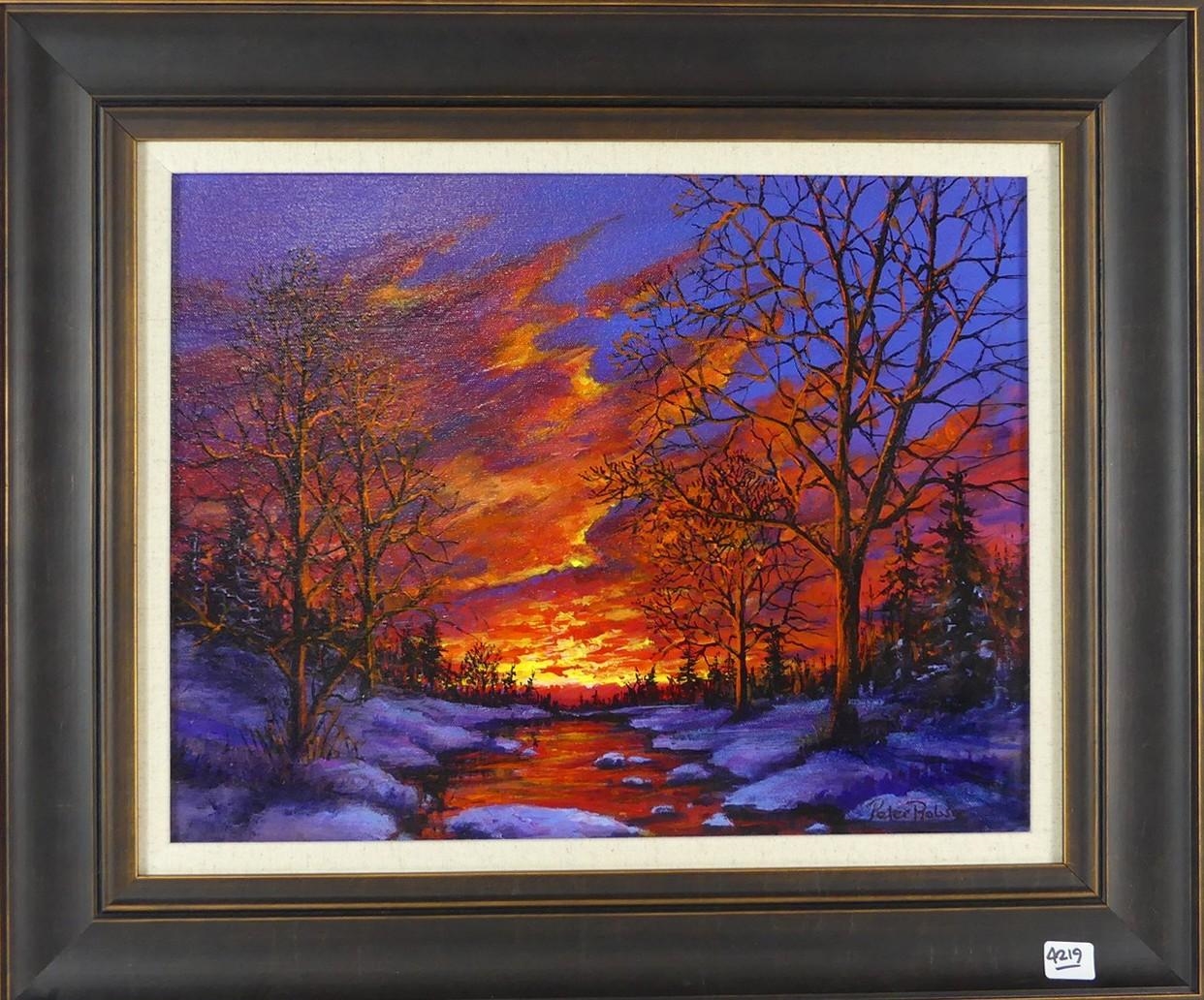 Peter Robson | Sunset Trinity | MutualArt