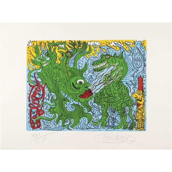 Combas Robert | Dragons marins (1997) | Compare similar artworks ...