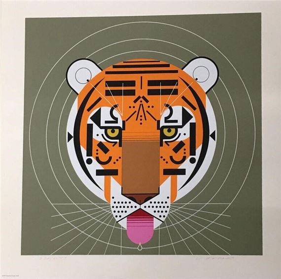 Charles Harper | Charles Harper Lithograph, Cool Carnivore | MutualArt