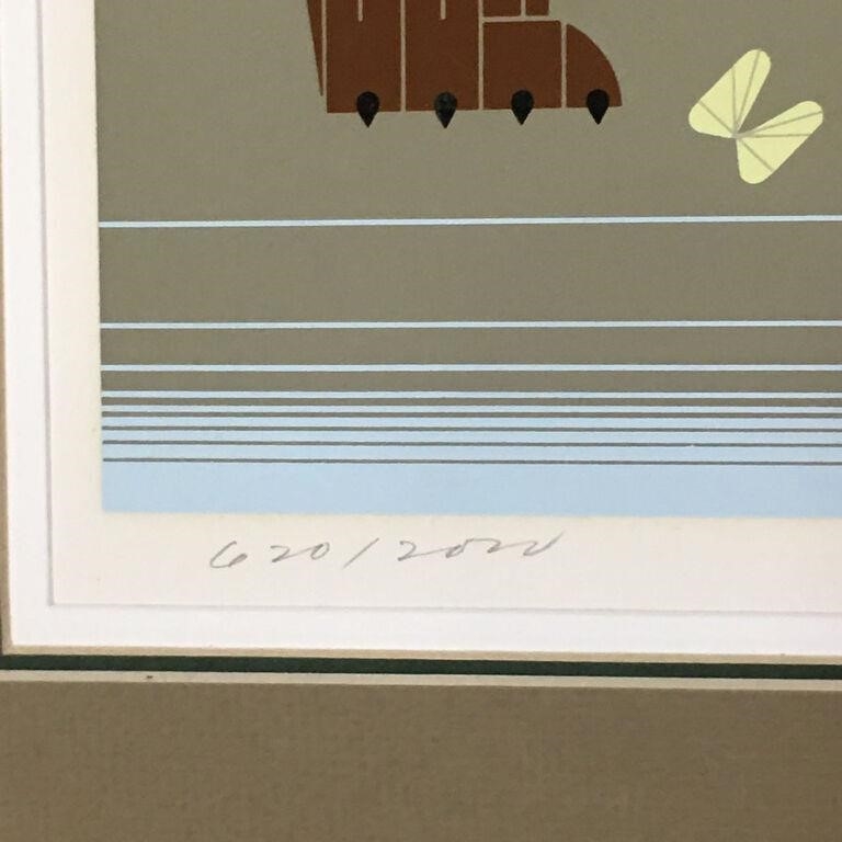 Charles Harper | Charles Harper Lithograph, Bulldog & Crab | MutualArt