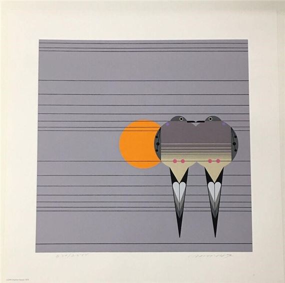 Charles Harper | Charles Harper Lithograph, Lovey Dovey | MutualArt