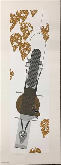 Charles Harper | Charles Harper Lithograph, Furred Feeder | MutualArt
