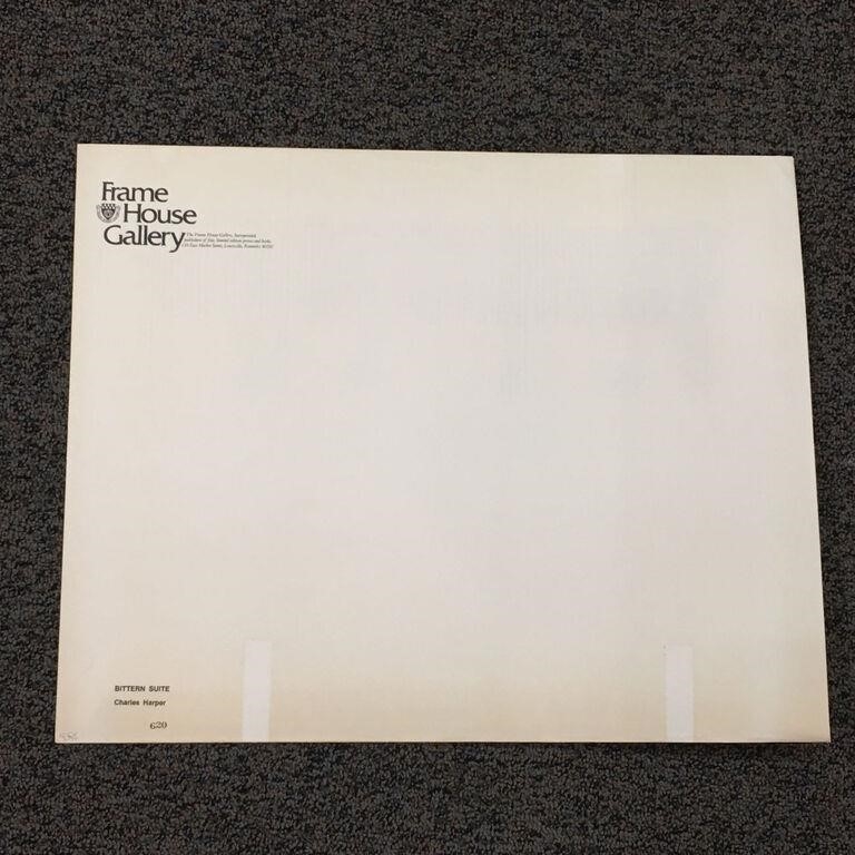 Charles Harper | Charles Harper Lithograph, Bittern Suite | MutualArt