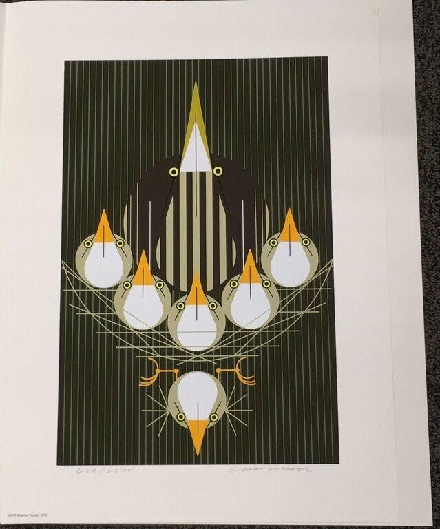 Charles Harper | Charles Harper Lithograph, Bittern Suite | MutualArt