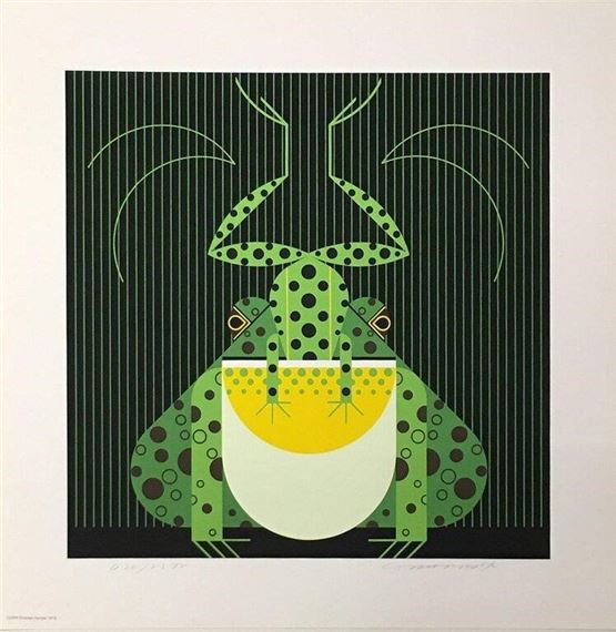 Charles Harper | Charles Harper Lithograph, Frog Eat Frog | MutualArt