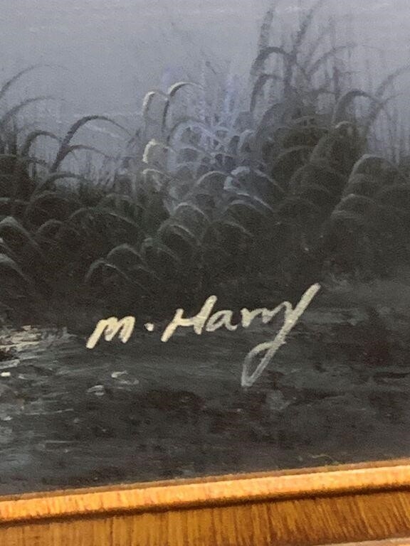 M. Harry | M. Harry Oil On Canvas, Tropical Scene | MutualArt