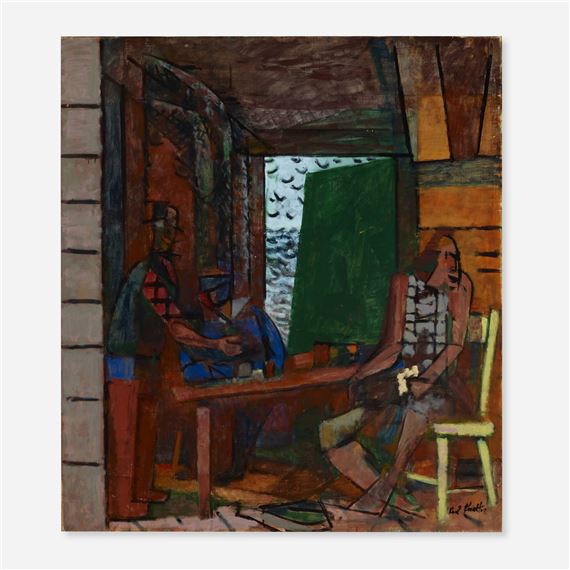 Karl Knaths | Sail Loft (1949) | MutualArt