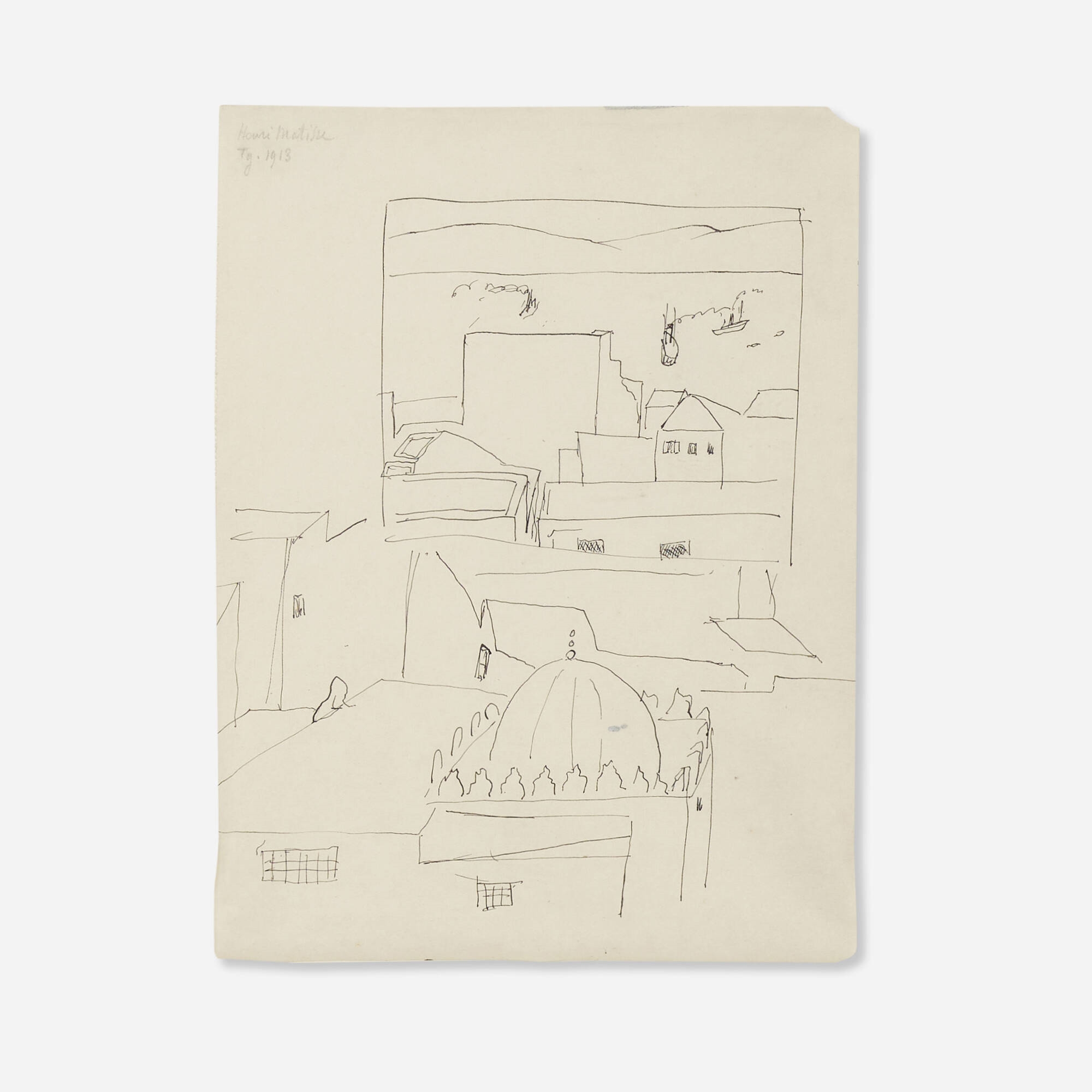 Henri Matisse | Deux vues de Tanger (1912 - 1913) | MutualArt