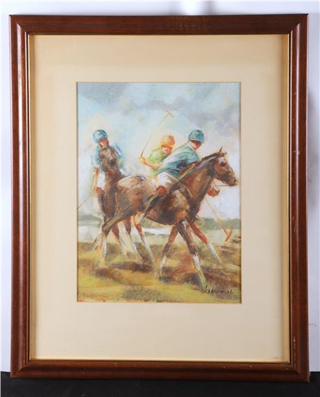 Ralph Scharff | Polo Players | MutualArt