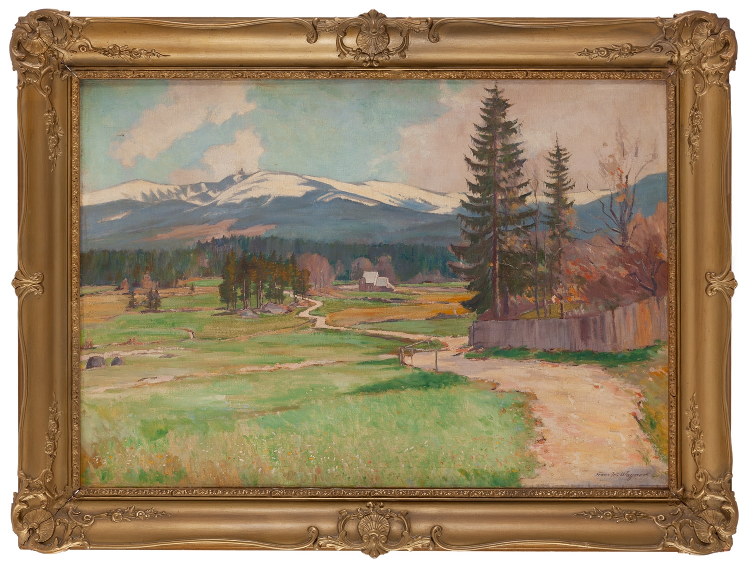 Franz Joseph Wagner | Landscape from the Karknosze | MutualArt