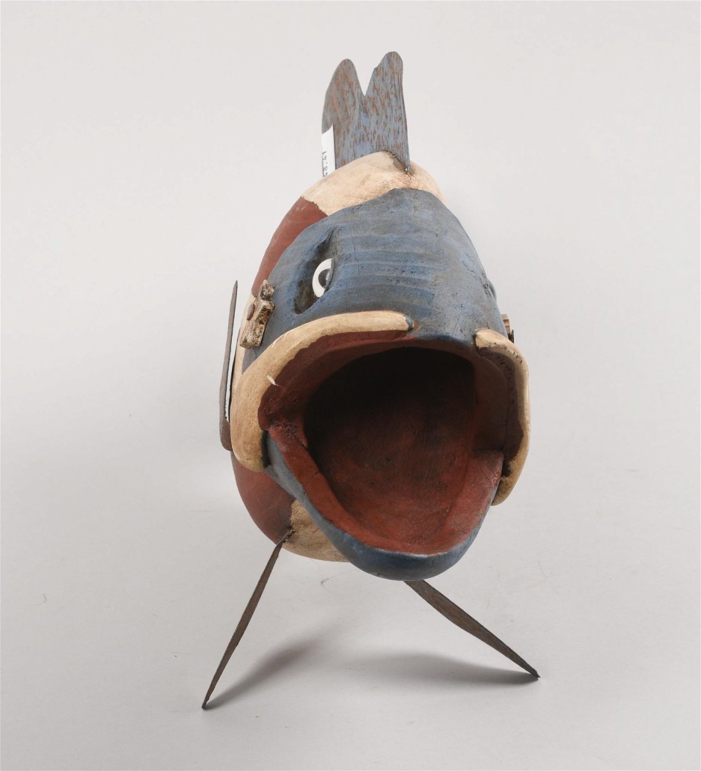 Robert Allen Francis | Patriotic Wood Painted Fish, Signed RAF | MutualArt