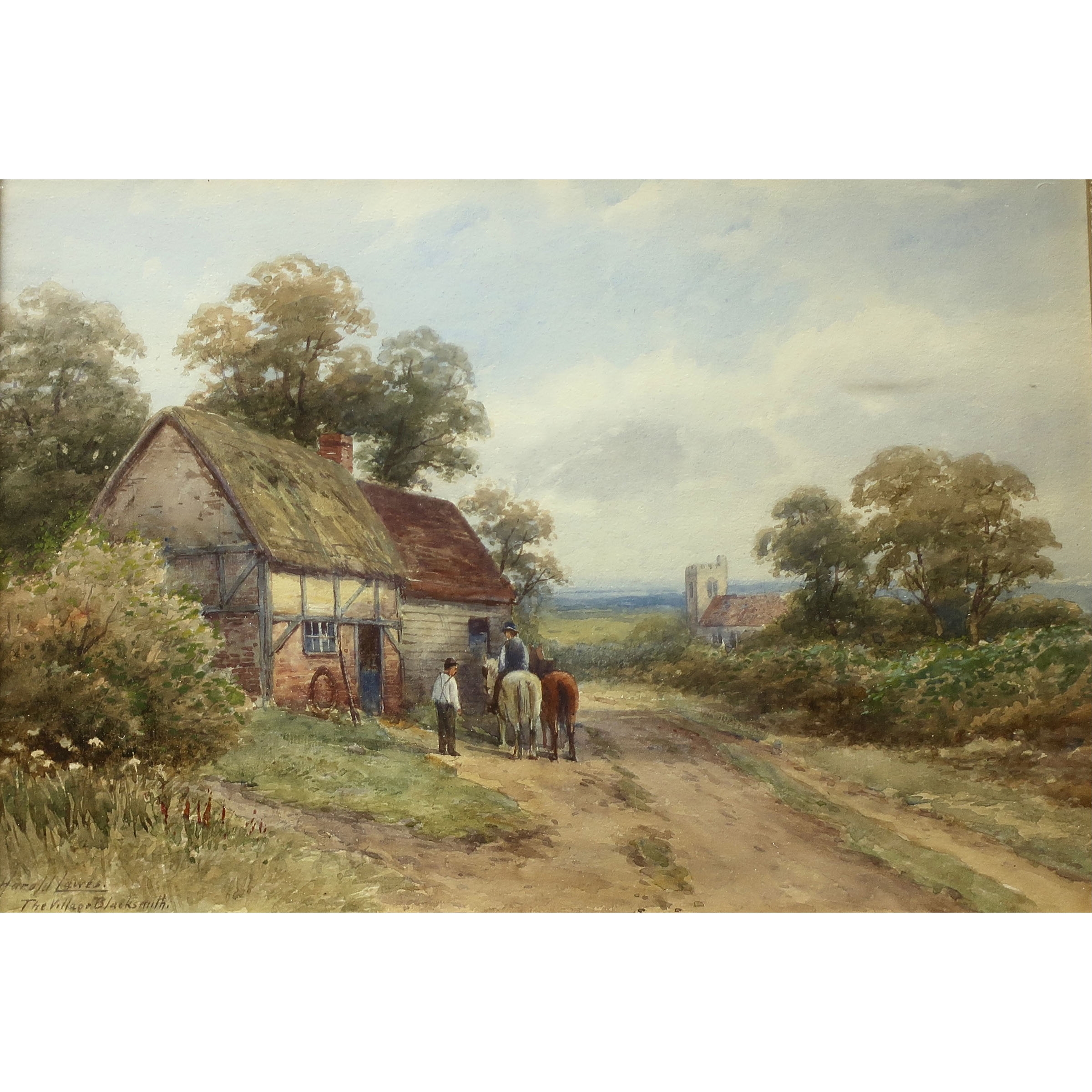 Harold Lawes | THE VILLAGE BLACKSMITH | MutualArt