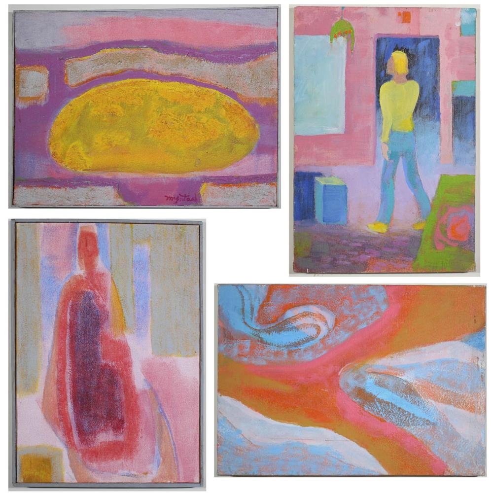 Pleasant Ray McIntosh | Red and Pale Blue | MutualArt