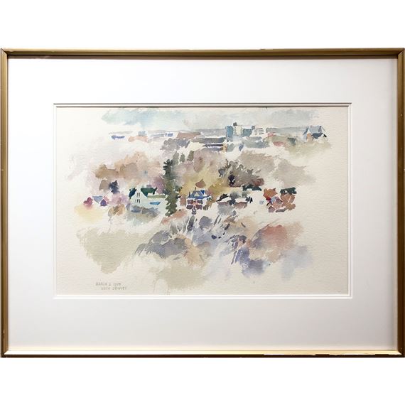 Reta Cowley | UNTITLED (HOUSES FROM THE HILL (1977) | MutualArt