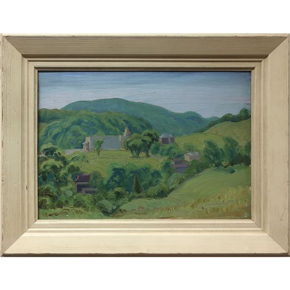 Thomas Harold Beament | UNTITLED (LANDSCAPE AND SIDE VIEW OF A HOUSE ...