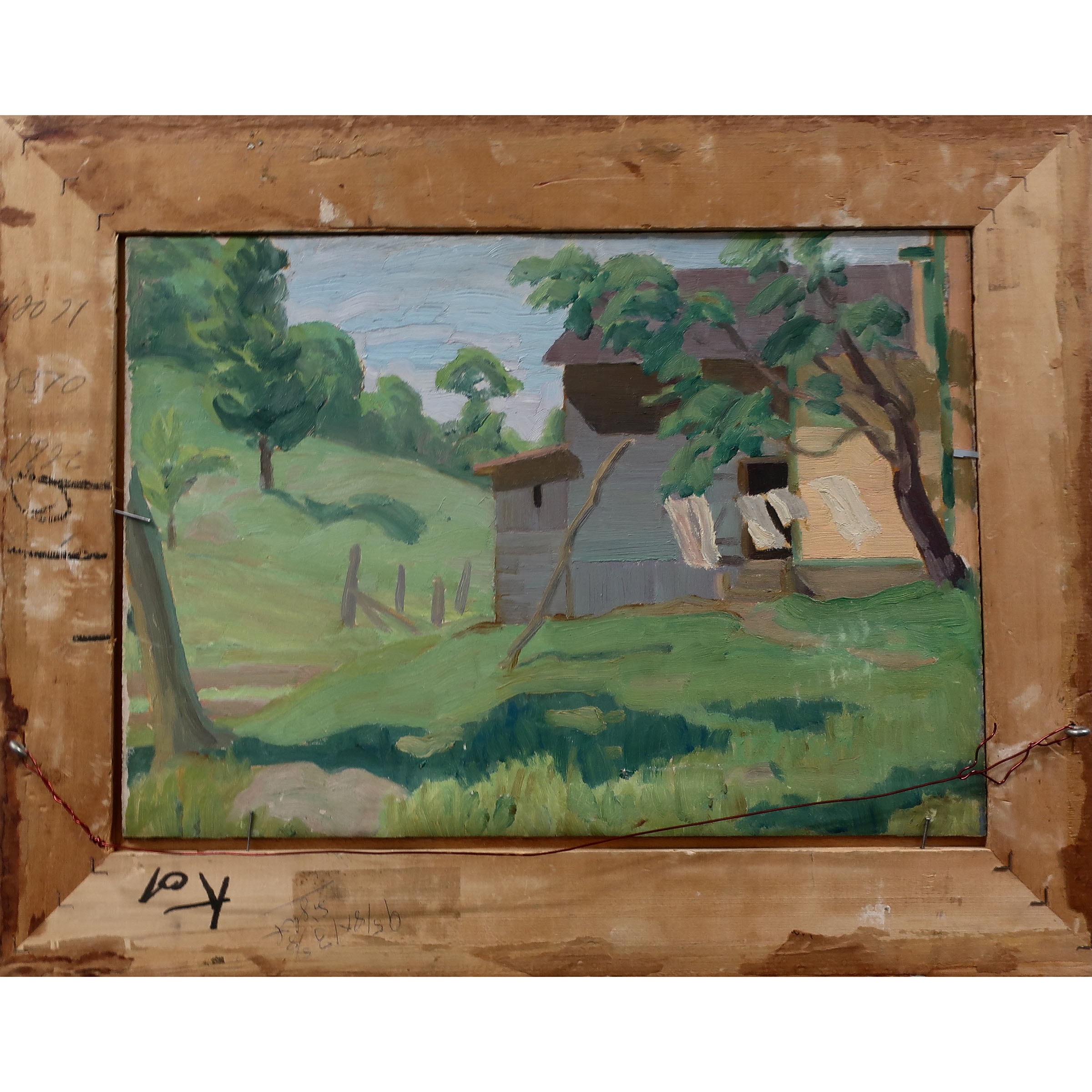 Thomas Harold Beament | UNTITLED (LANDSCAPE AND SIDE VIEW OF A HOUSE ...