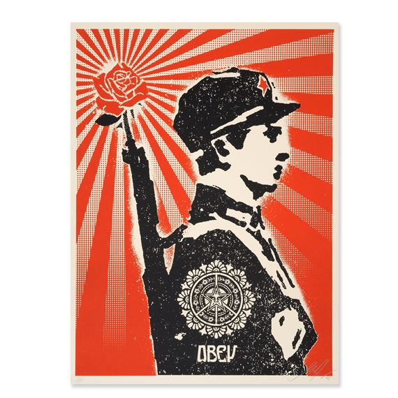 Shepard Fairey | Rose Soldier (2006) | MutualArt