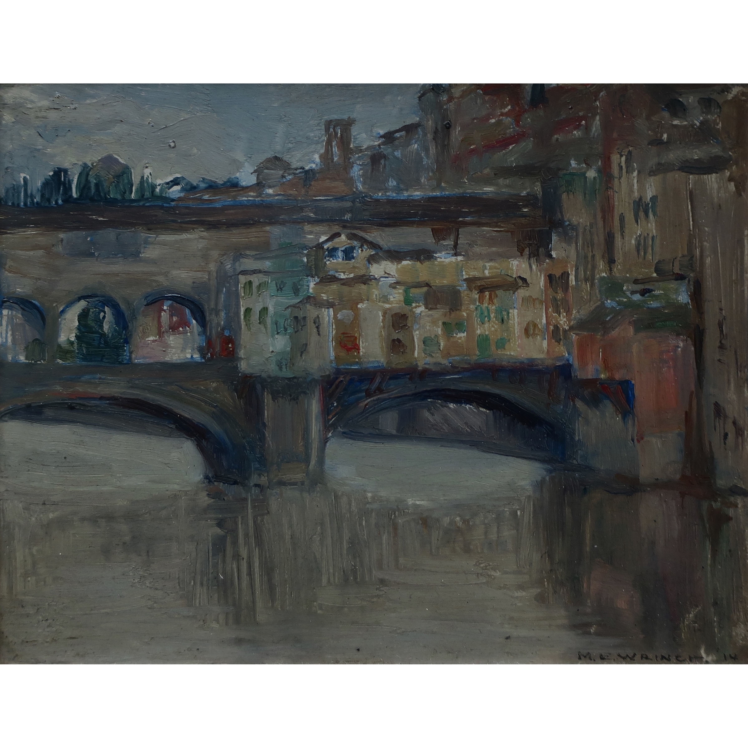 Mary Wrinch | PONTE VECCHIO, VENICE (1914) | MutualArt