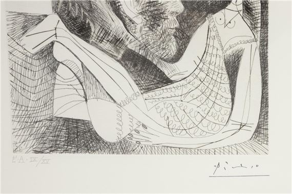 Pablo Picasso | PICASSO 'SERIES 156:066' ARTIST'S PROOF ETCHING (1971 ...
