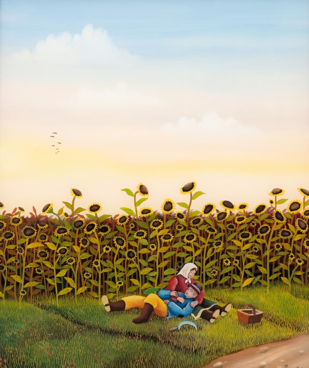 Branko Paradis | BRANKO PARADIS REVERSE OIL PAINTING 1976 (1976 ...