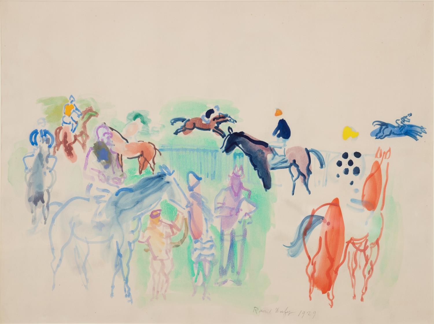Raoul Dufy | VILLERVILLE (1927) | MutualArt