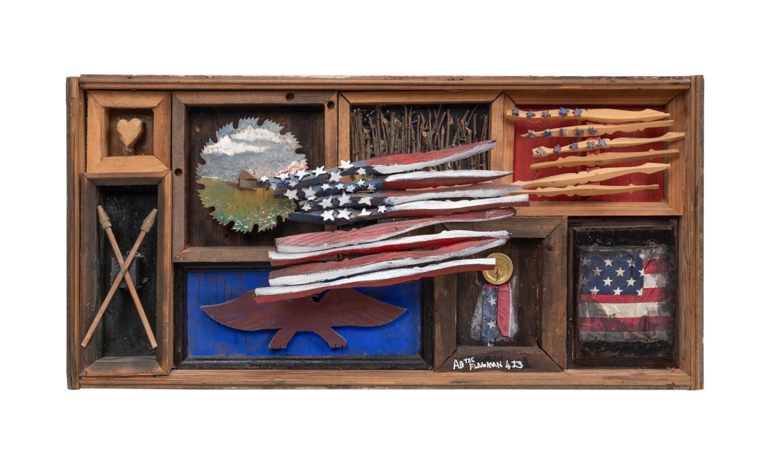 Roger Ivens | AB THE FLAGMAN, AMERICAN ASSEMBLAGE, #423 | MutualArt