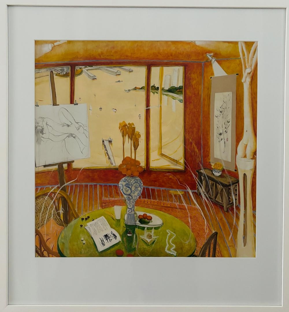 Brett Whiteley | Brett Whiteley - Interior With Time Past. Print Of The ...