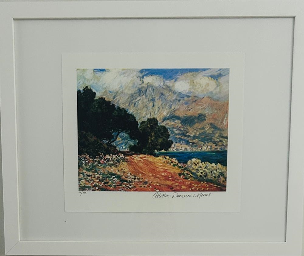 Claude Monet | Claude Monet - Cap Martin. Limited Edition Giclee 26/375 ...