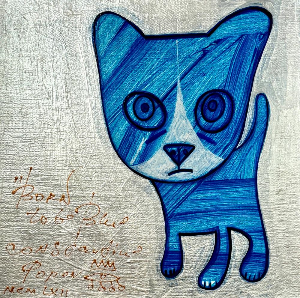 Constantine Popov | Original Constantine Popov Born to be Blue Kitty ...