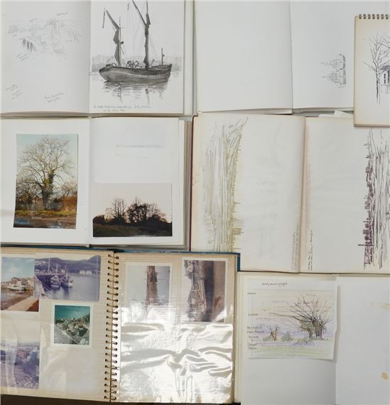 Doris Brown | Seven Partially Filled Sketchbooks and Photo Reference ...