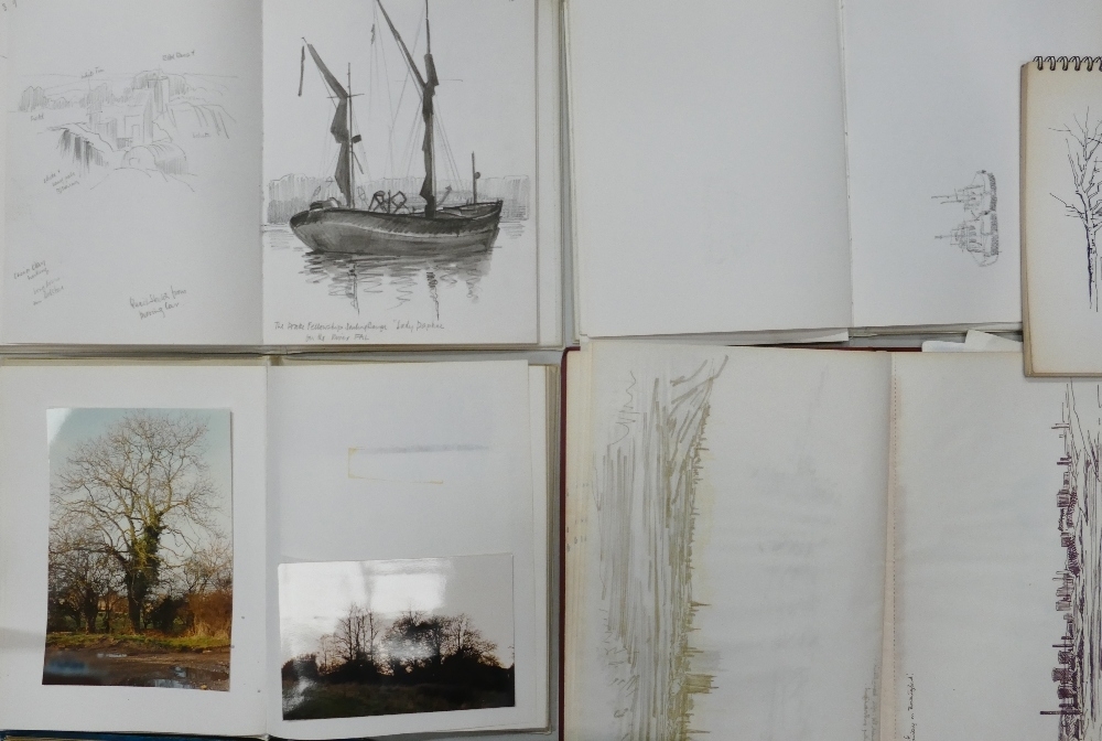Doris Brown | Seven Partially Filled Sketchbooks and Photo Reference ...
