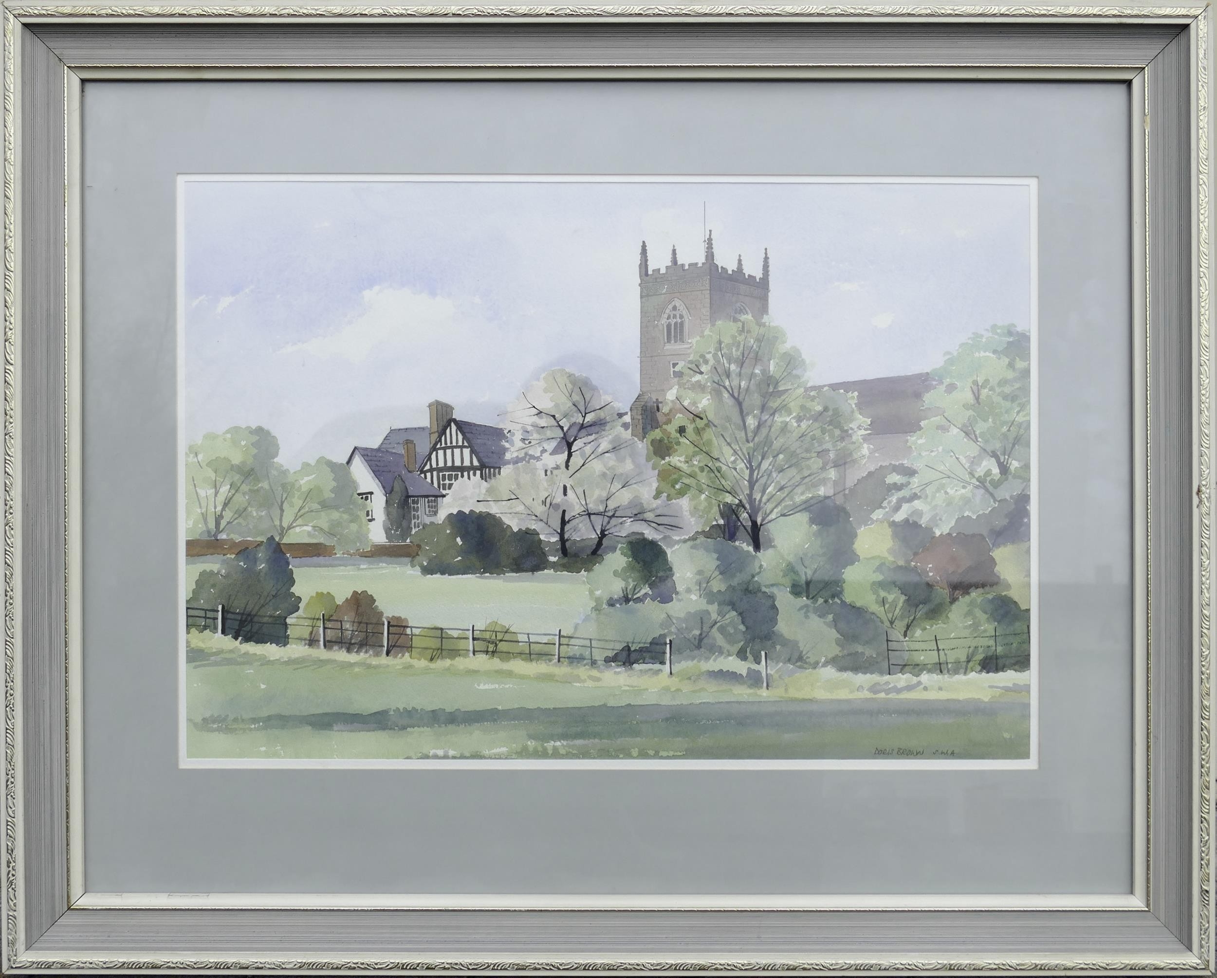 Doris Brown | 'Lapley Village Church, Staffordshire' | MutualArt