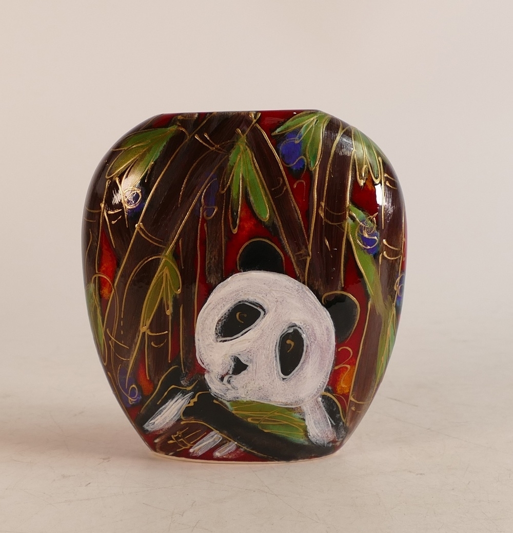 Anita Harris | Anita Harris Panda Purse Vase, Gold Signed, height 12cm ...