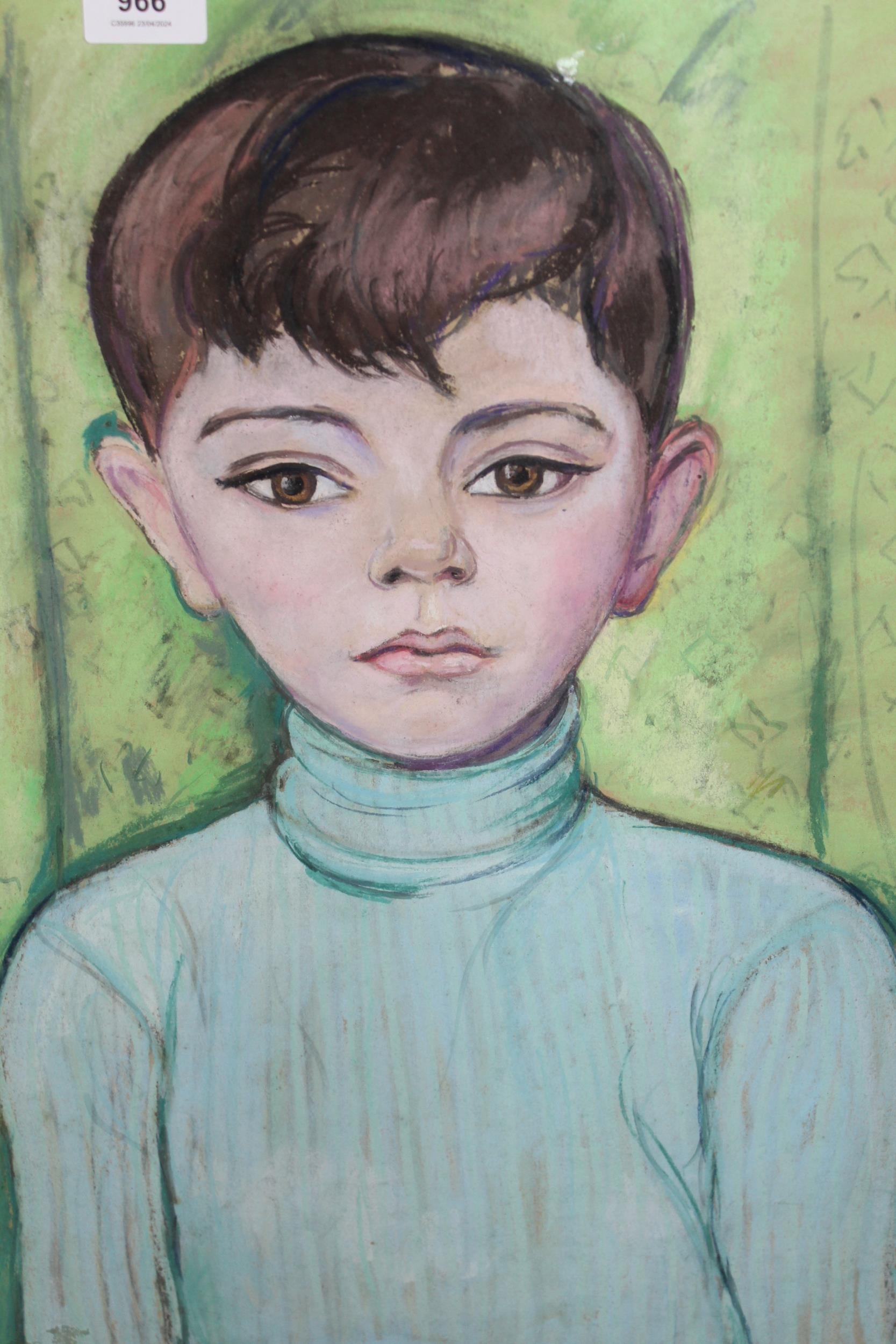 Edward Wolfe | Edward Wolfe, head and shoulder portrait of a young girl ...