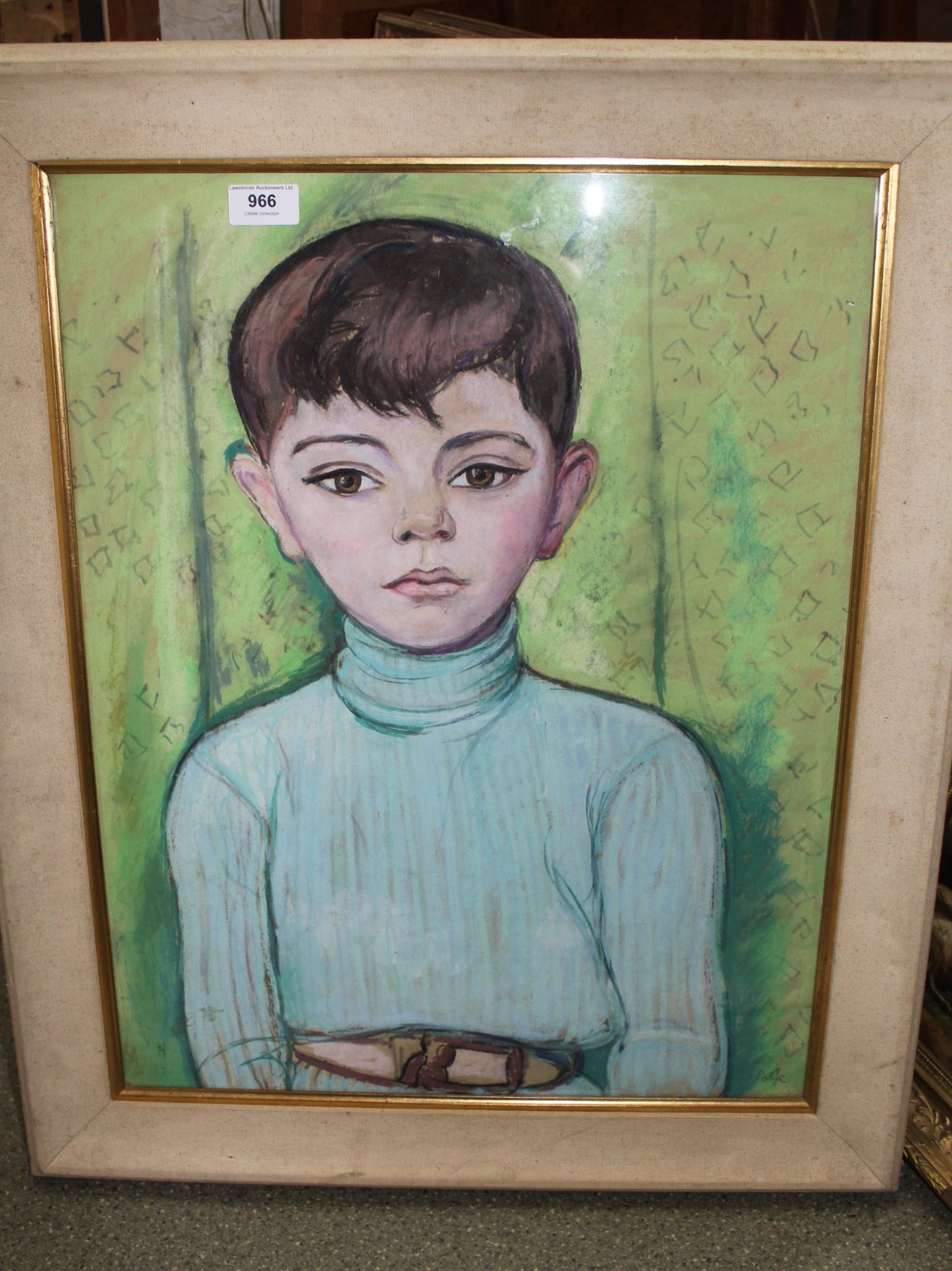 Edward Wolfe | Edward Wolfe, head and shoulder portrait of a young girl ...