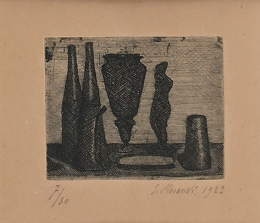 Giorgio Morandi | NATURA MORTA (STILL LIFE) (1947 - 1948) | MutualArt