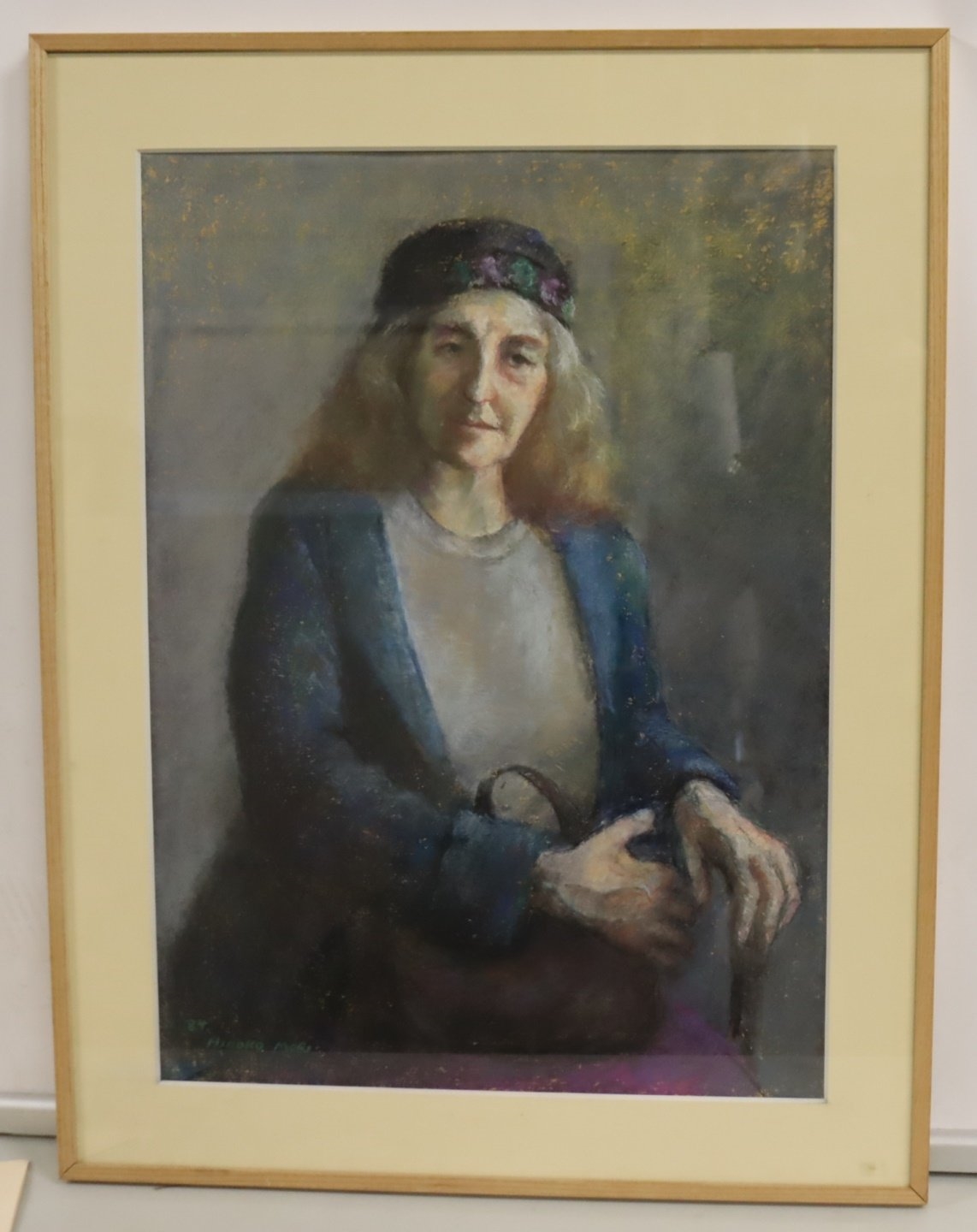 Hiroko Mori | Pastel portrait of an old lady | MutualArt