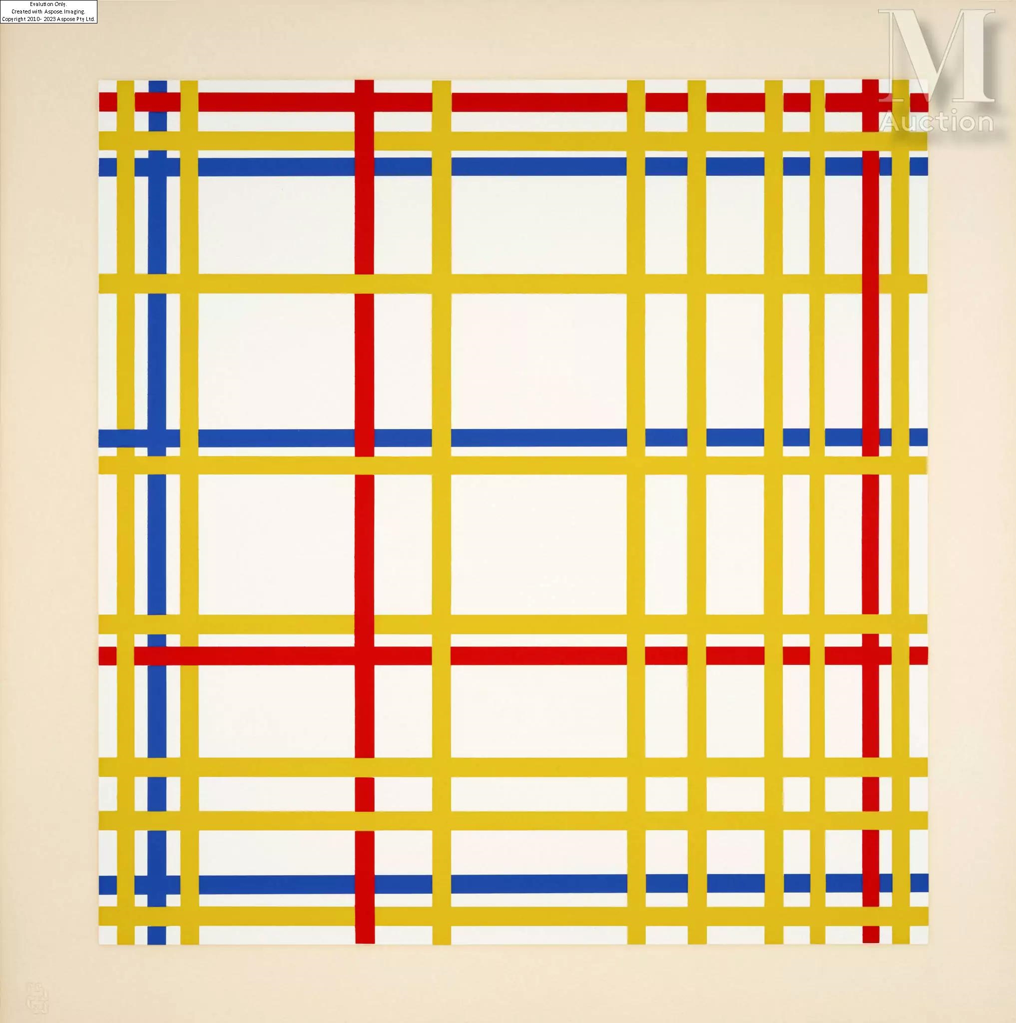 Piet Mondrian | A Portfolio of 10 Paintings (1967) | MutualArt
