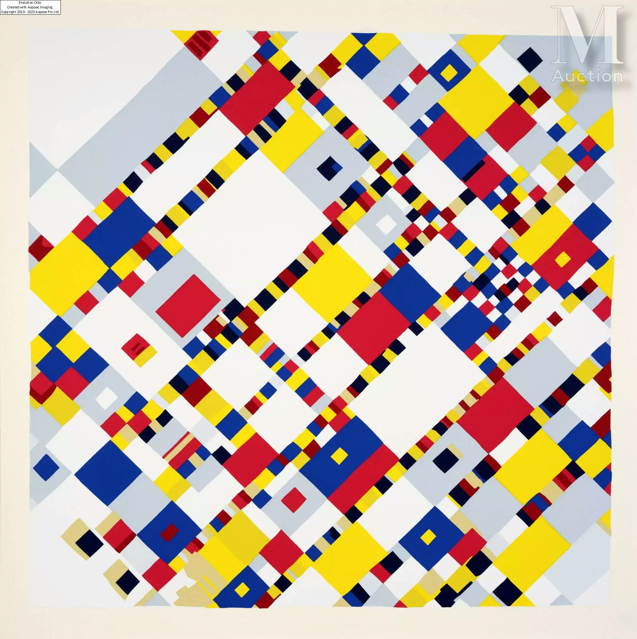Piet Mondrian | A Portfolio of 10 Paintings (1967) | MutualArt