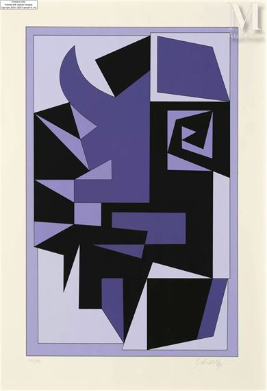 Victor Vasarely | Kwartz (1984) | MutualArt