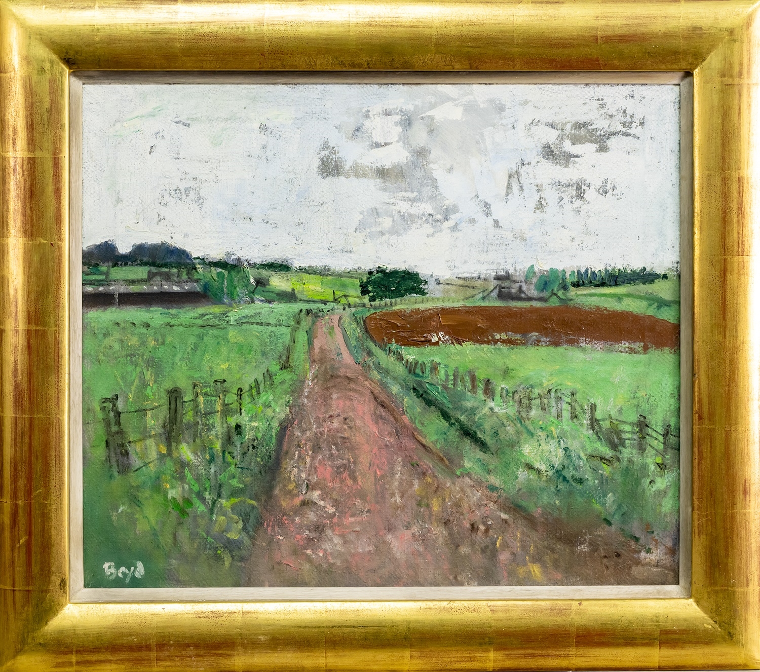 John G. Boyd | TRACK THROUGH THE FIELDS | MutualArt