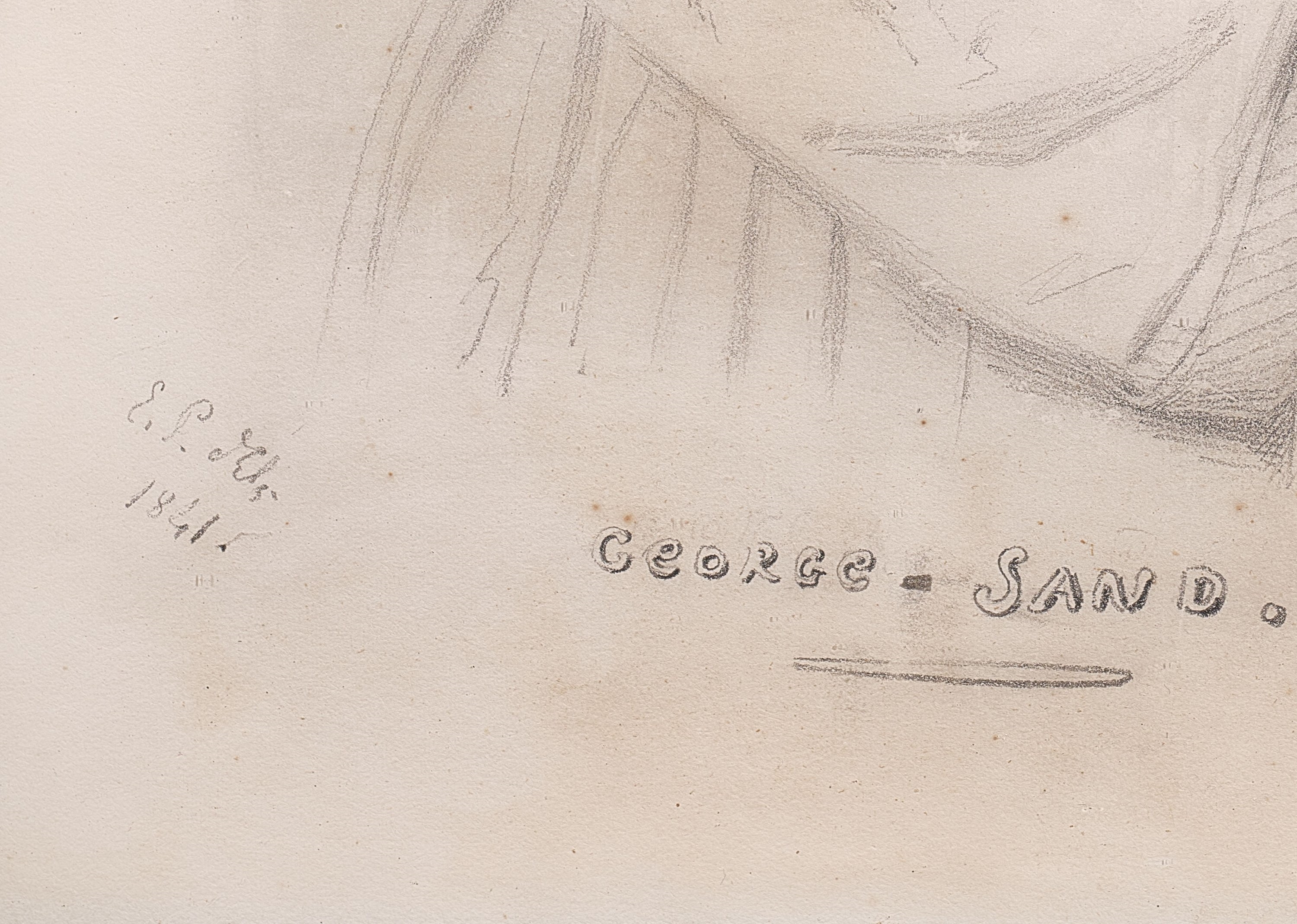 French School, 19th Century | Portrait de George Sand, 1841 (19 ...