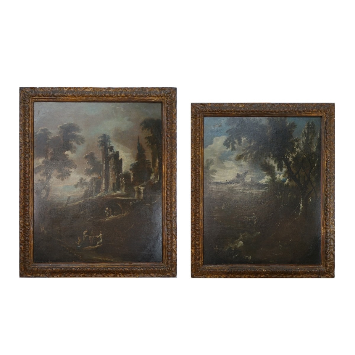 Alessandro Magnasco | Manner of: Pair of Important Oil on Canvas ...