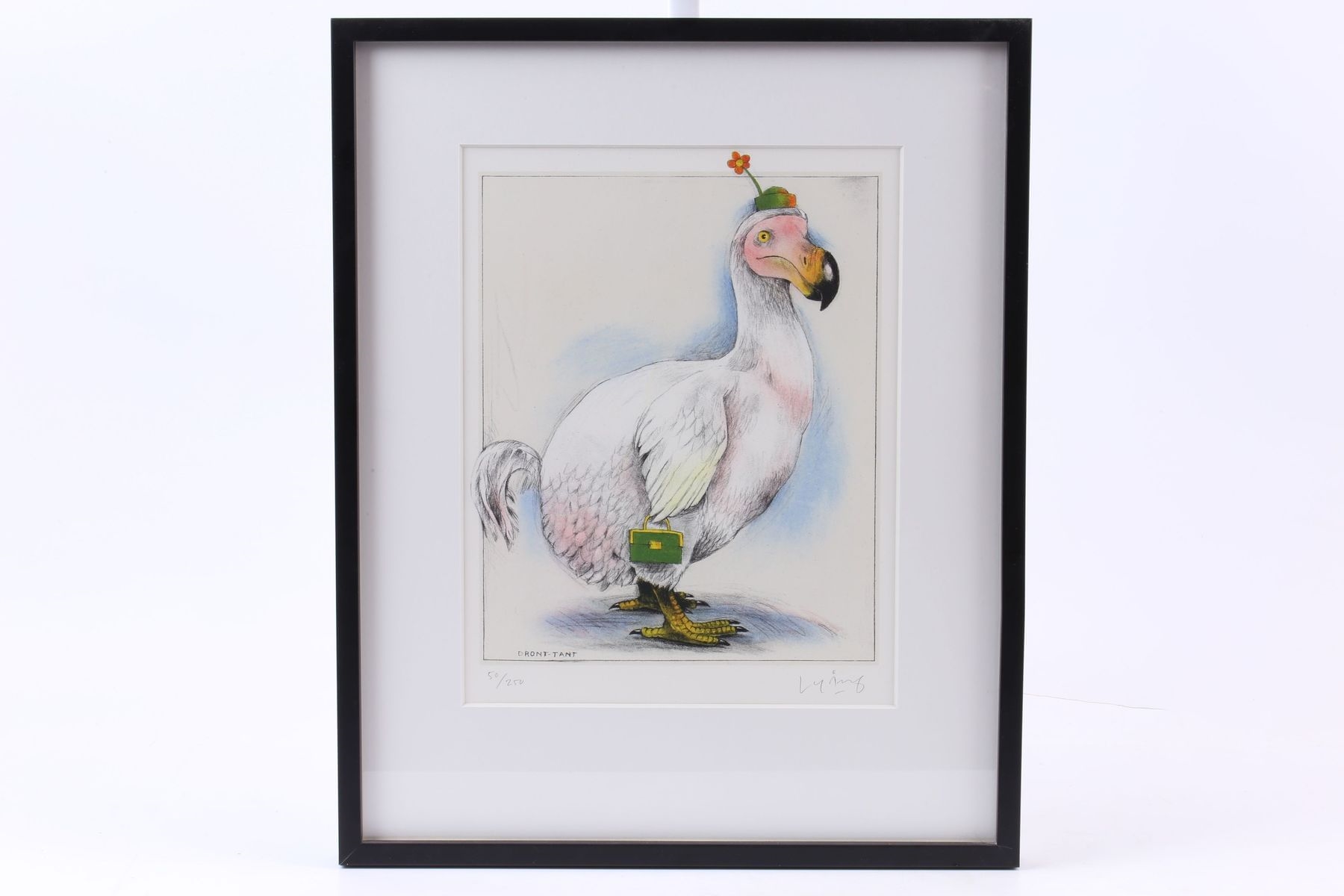 Lasse Aberg | 611. LASSE ÅBERG (1940), färglitografi, Dront-tant ...