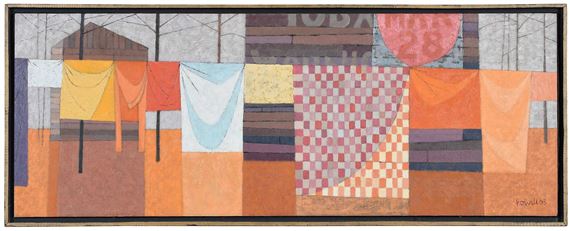 Claude Howell | The Checkered Quilt | MutualArt